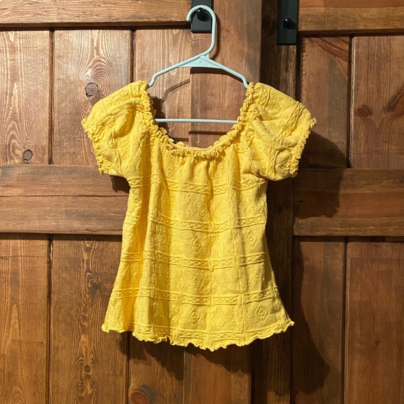 Vintage | Tops | Vintage Cotton Ruffle Trim Knit Top | Poshmark